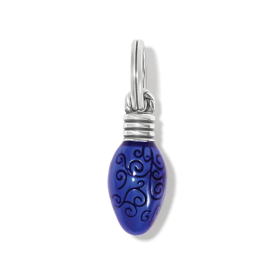 Holiday Bulb Charm in Blue - j.hoffman's