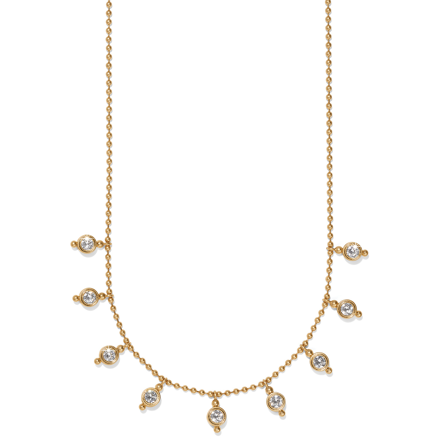 Twinkle Mod Drople Reversible Necklace in Gold - j.hoffman's