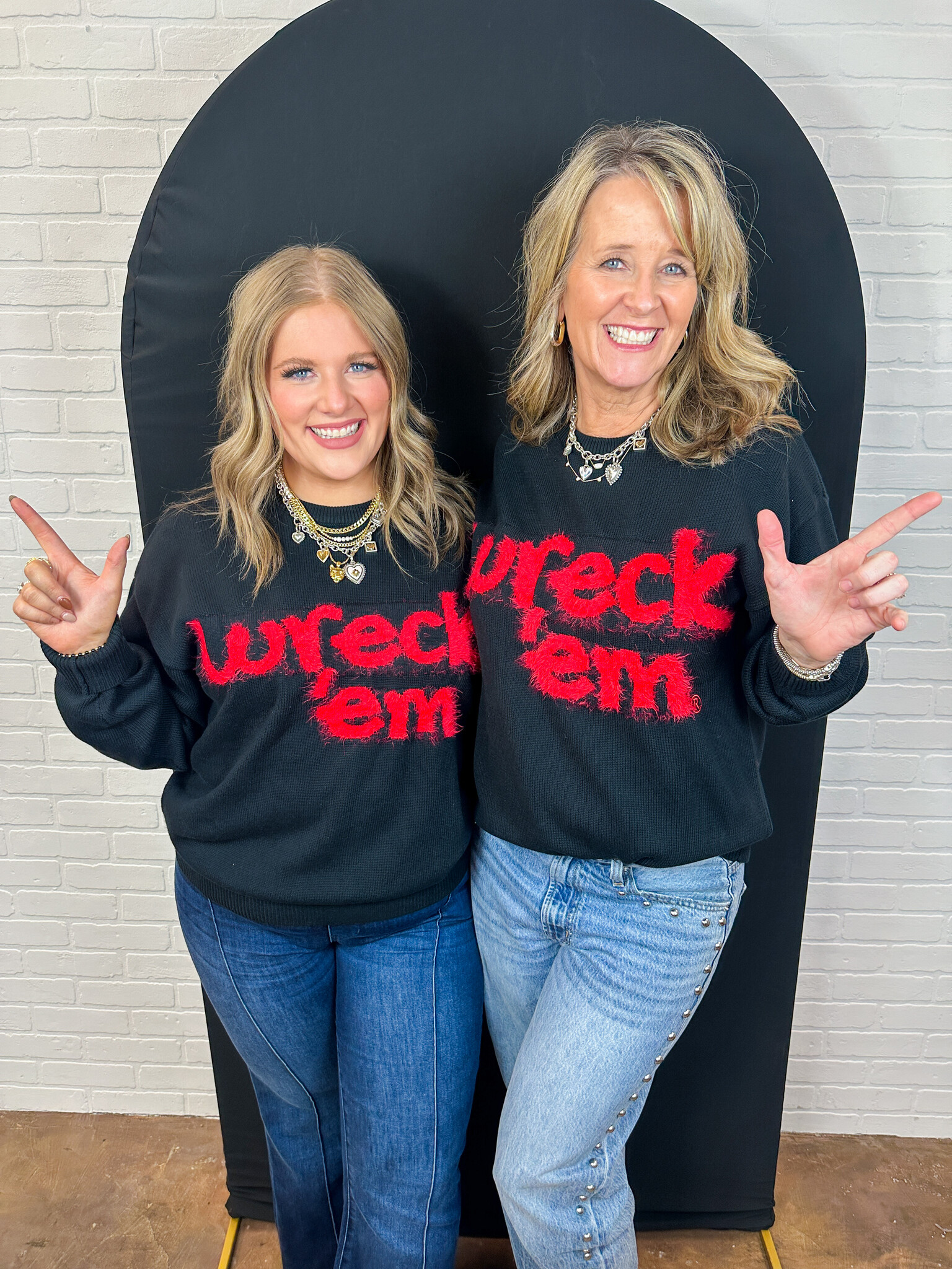 Wreck Em Baby Sweater - j.hoffman's