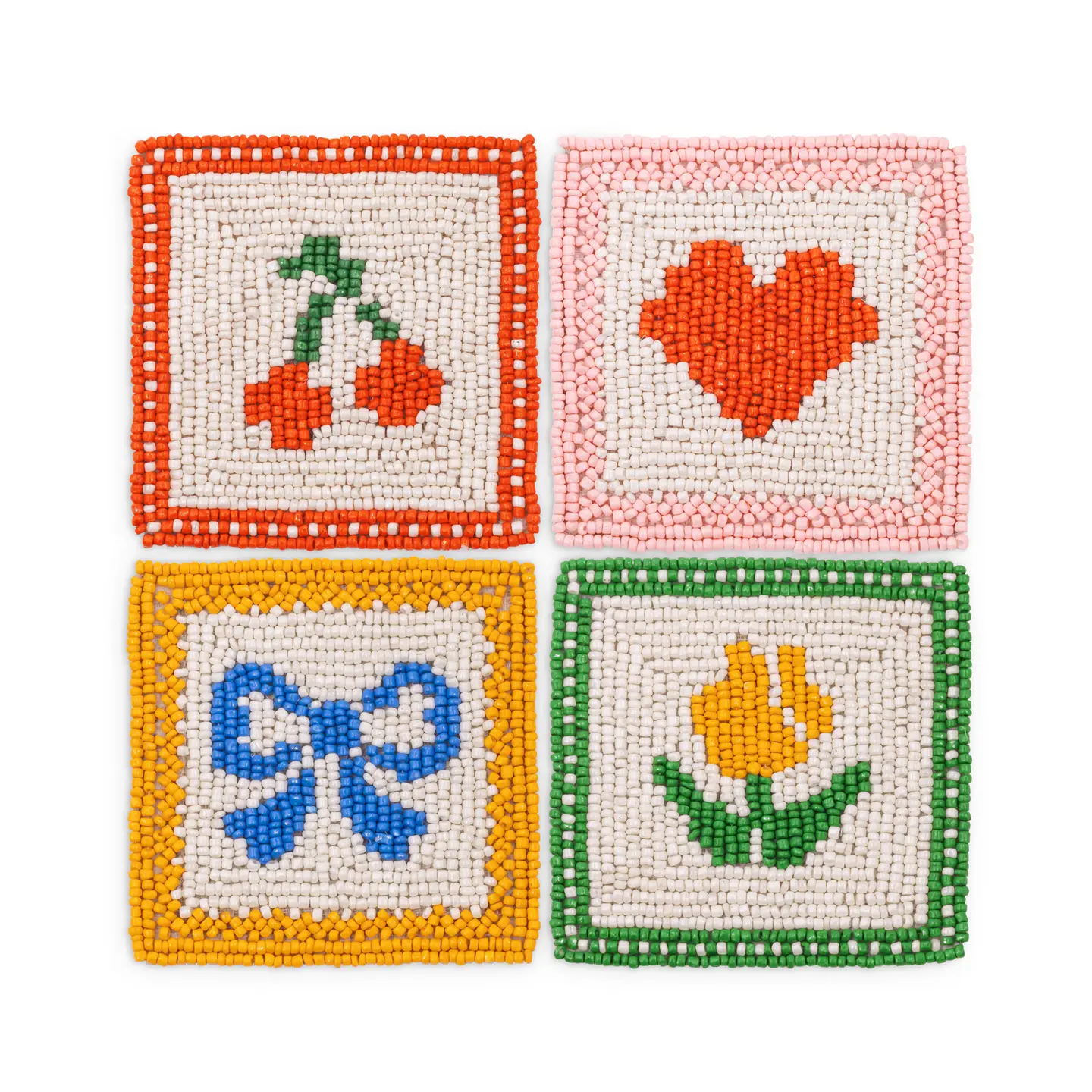 Beaded Coaster Set - j.hoffman's