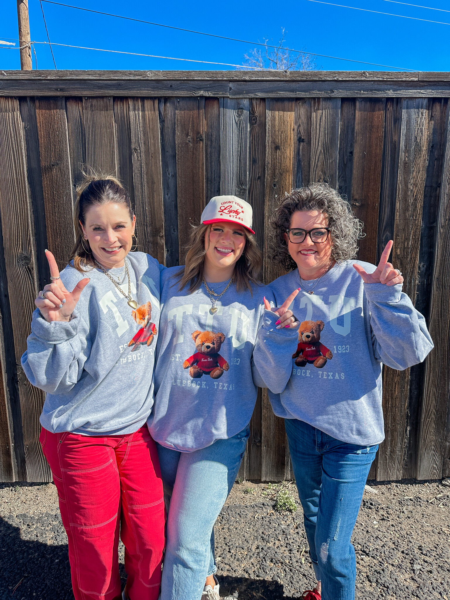 **JHOFF ORIGINAL DESIGN** TTU Teddy Sweatshirt - j.hoffman's