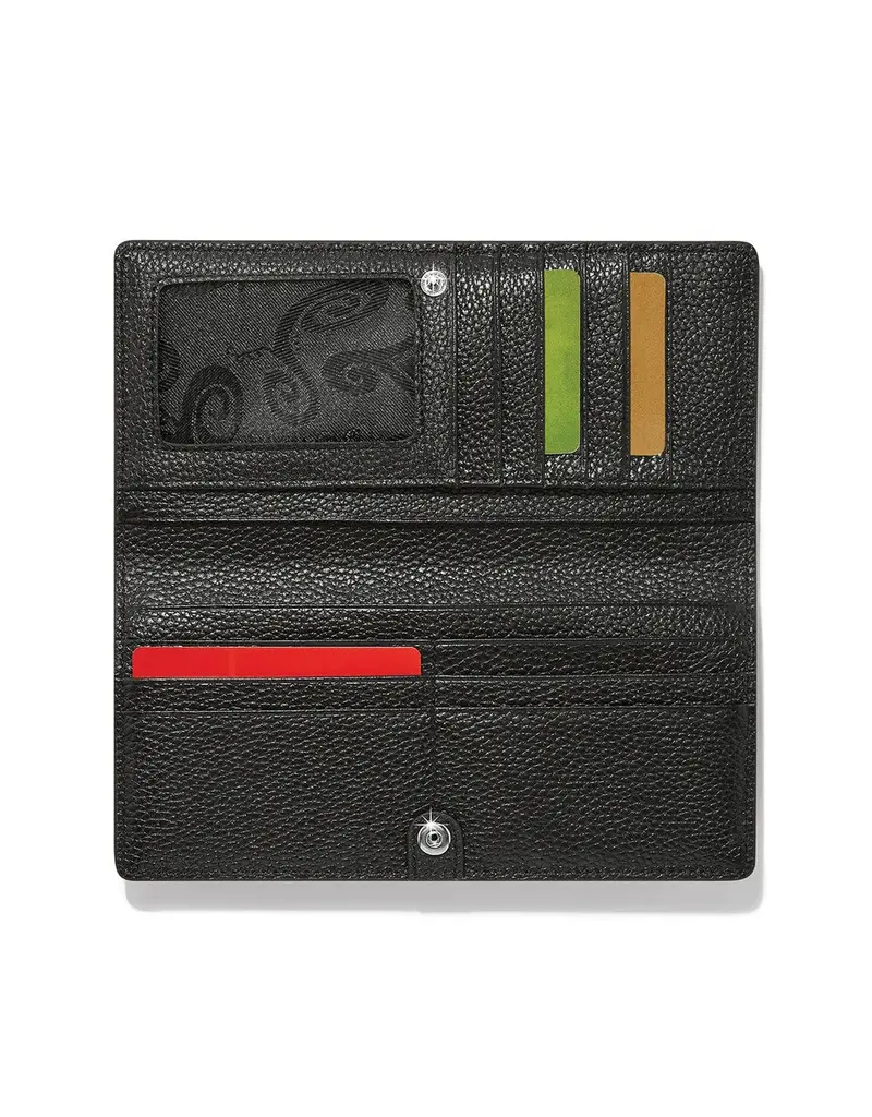 Interlok Harmony Slim Folio Wallet in Black - j.hoffman's