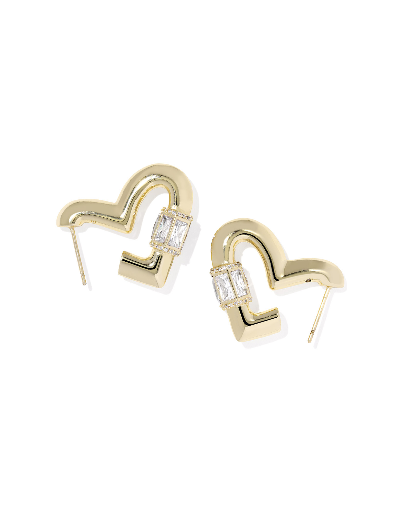 Emery Heart Hoop Earrings - j.hoffman's
