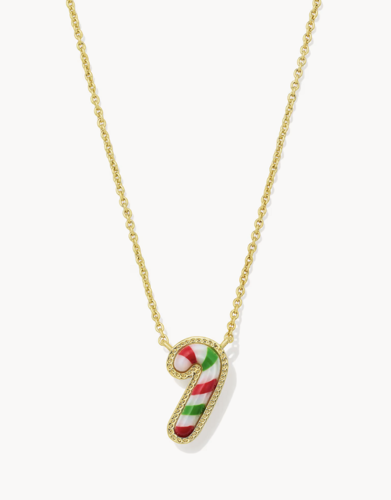 Candy Cane Short Pendant Necklace - j.hoffman's
