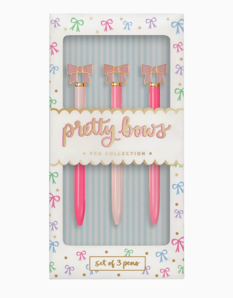 Pen Set of 3- Pretty Bows - j.hoffman's