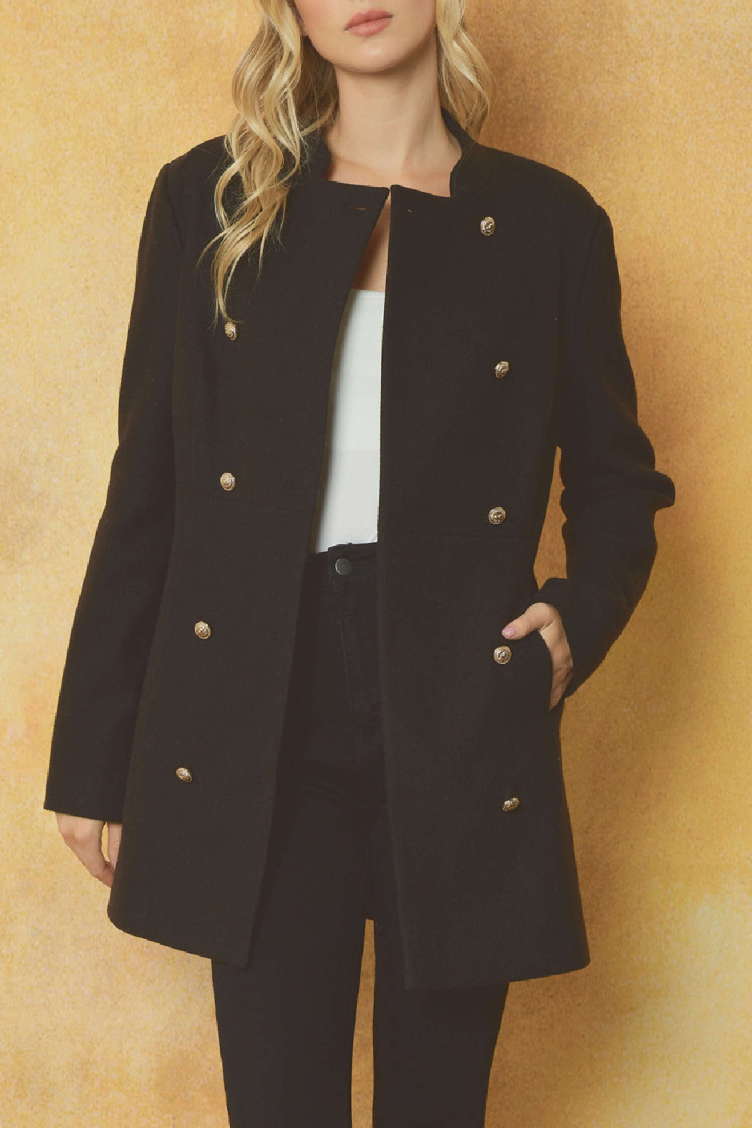 Double Breasted Coat - Trend Boutique