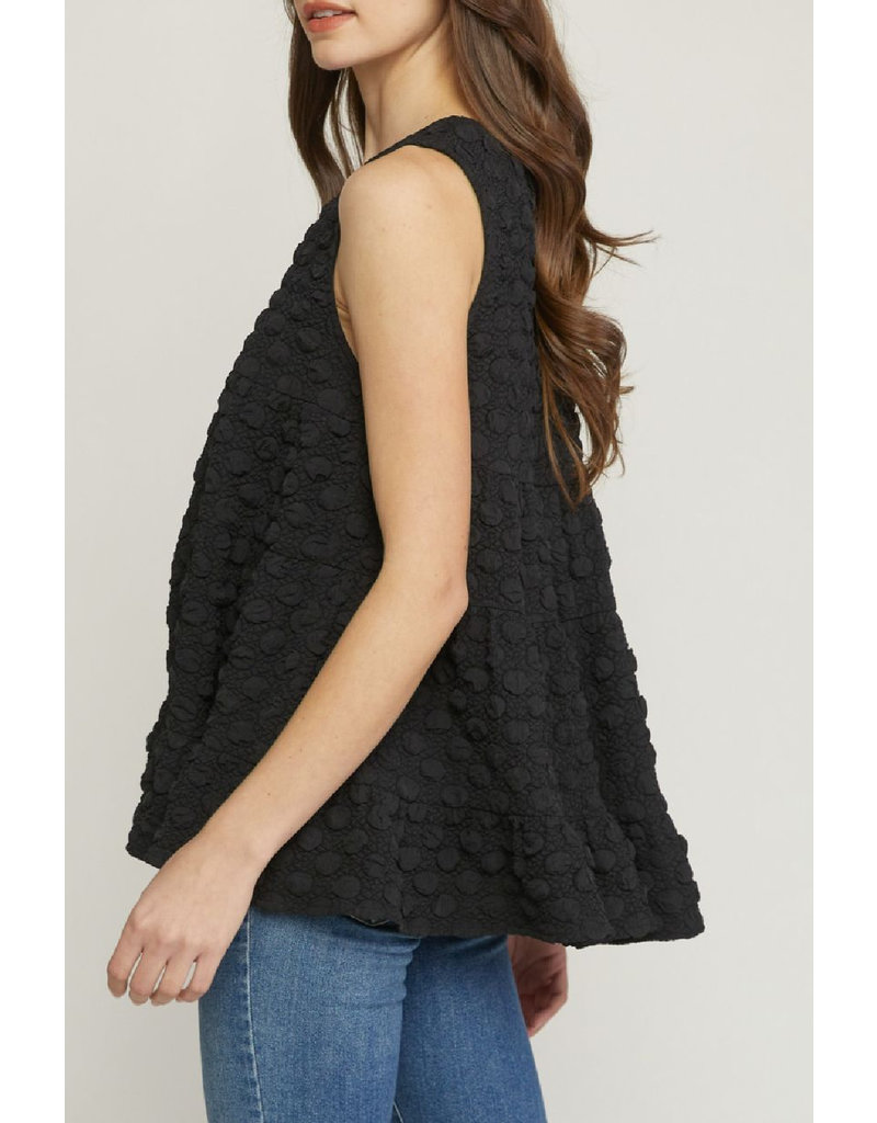 Textured tiered top - Trend Boutique