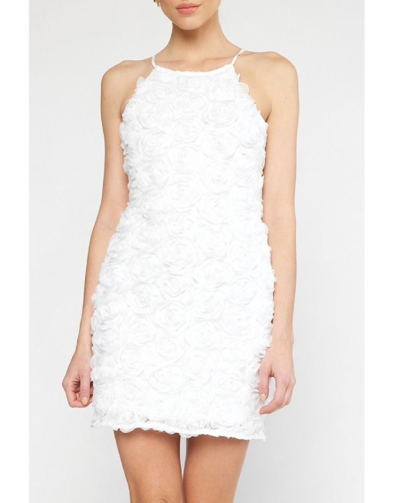 Floral Applique Dress - Trend Boutique