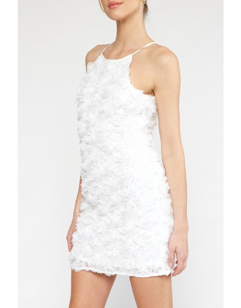 Floral Applique Dress - Trend Boutique