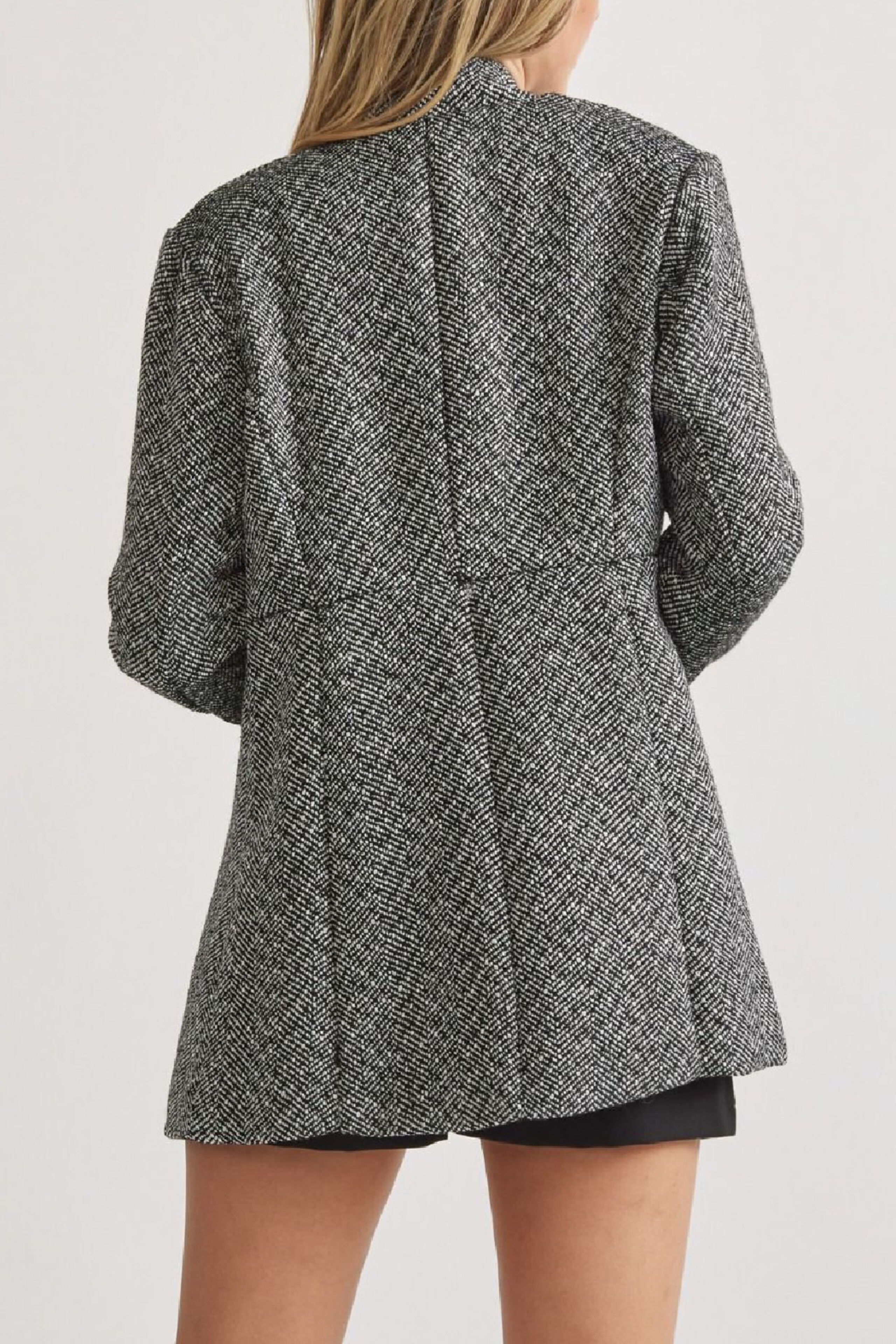 Inverted Collar Blazer - Trend Boutique