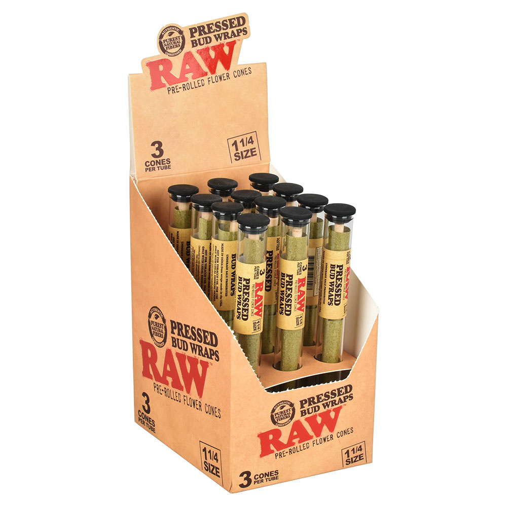 Raw Pressed Bud Wrap Cones - ICONIC Lakeland Vape and Wellness