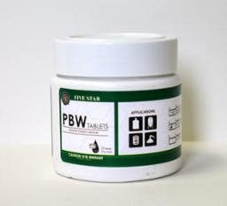 10 Gram PBW Tablet 12 tablets Five Star - The Cellar LLC