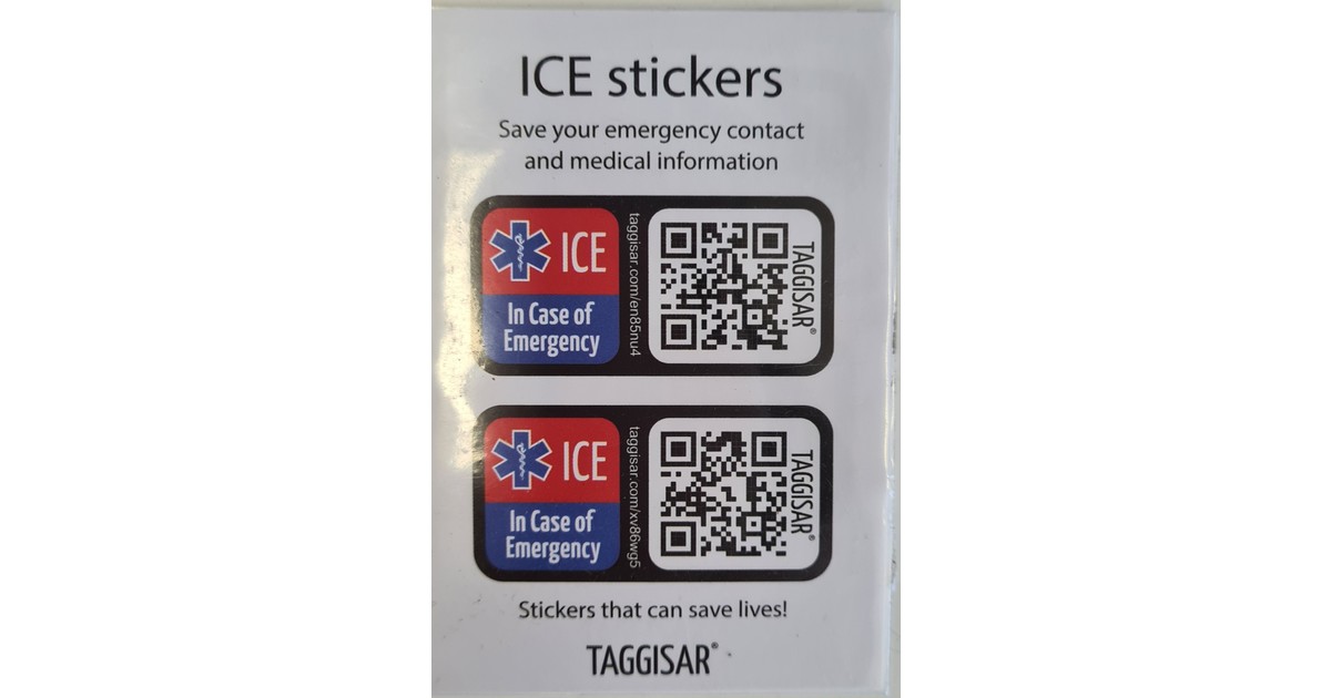 Taggisar ICE Stickers | Bike Force Joondalup