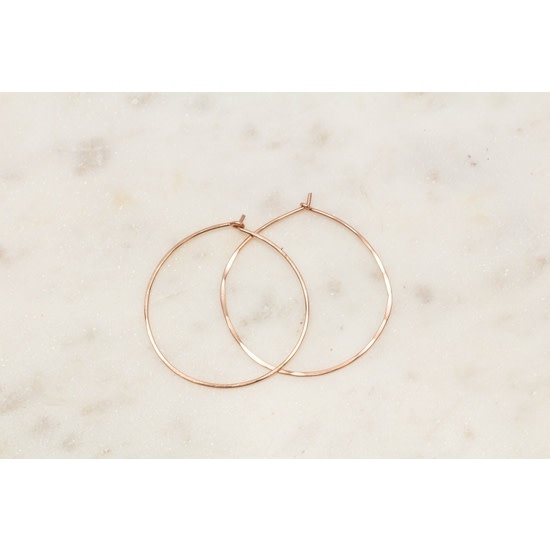 14k Gold Fill Classic Hoop Earrings - Small - CAPERS Home