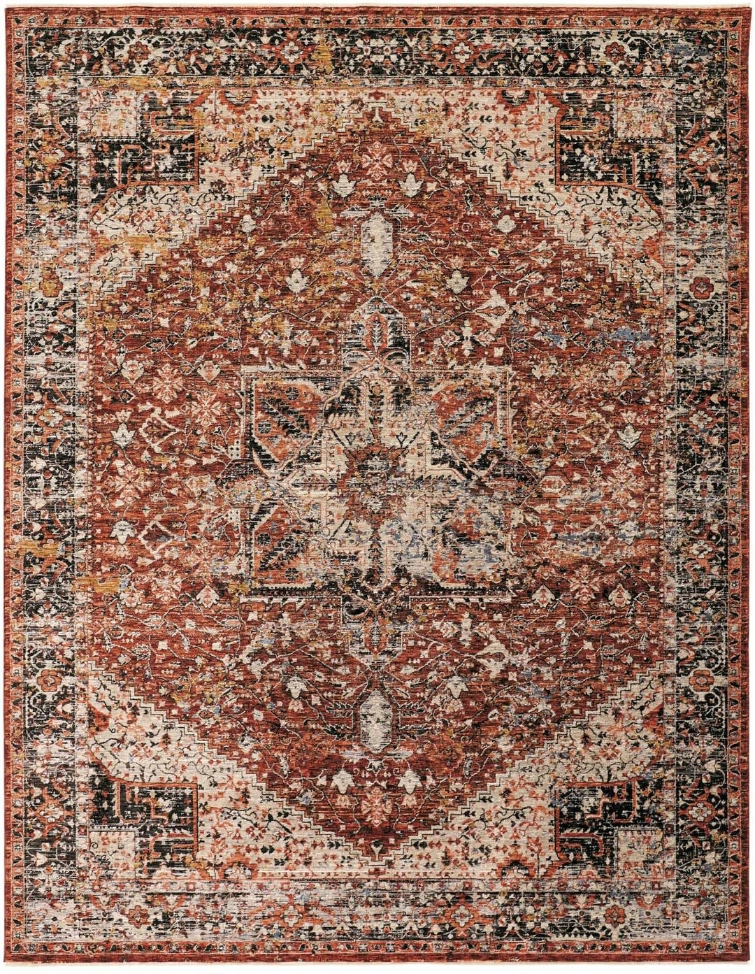 Caprio Rust Rug - Assorted Sizes - CAPERS Home
