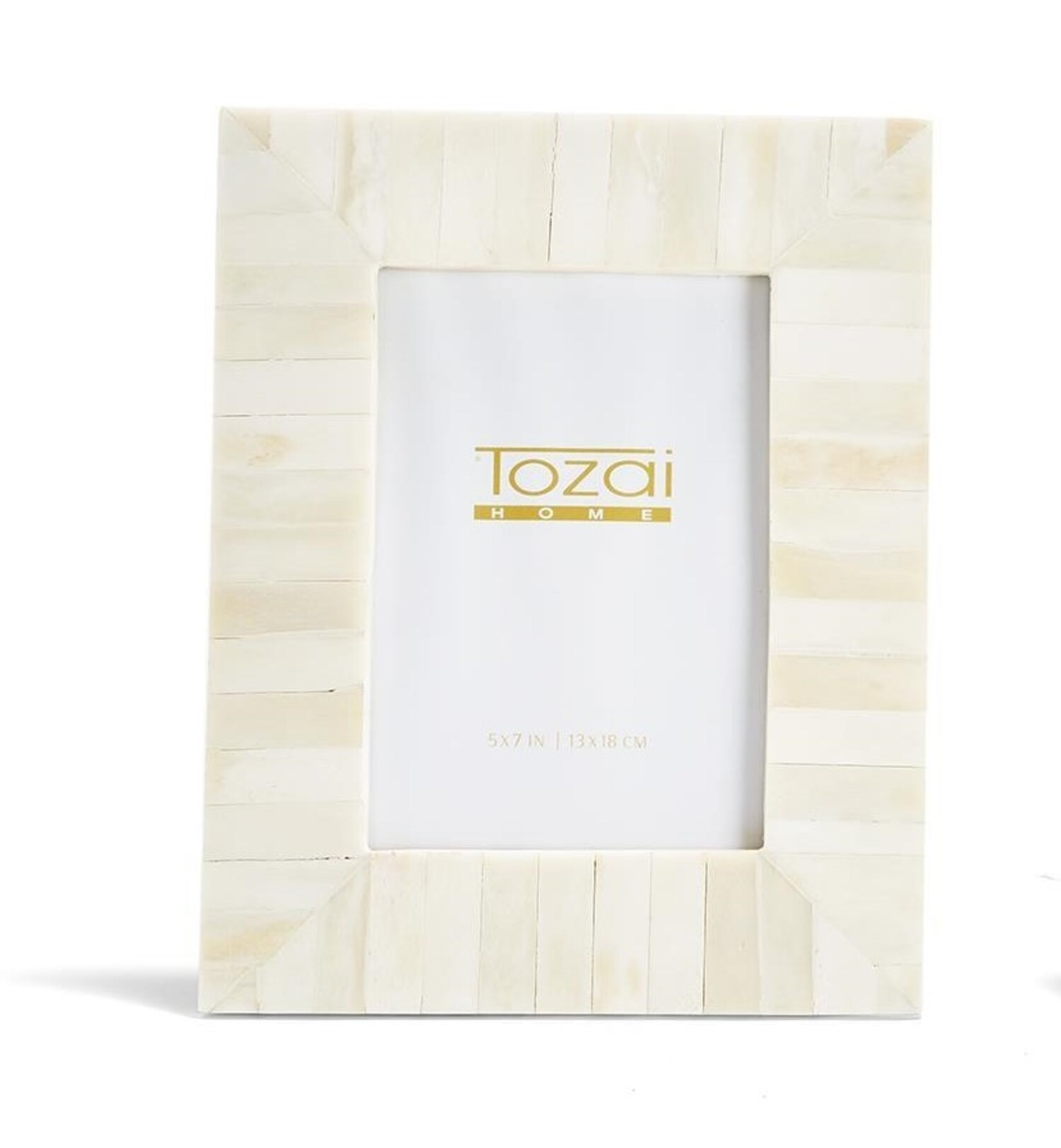 Ivory Tile Photo Frame - 5" x 7" - CAPERS Home