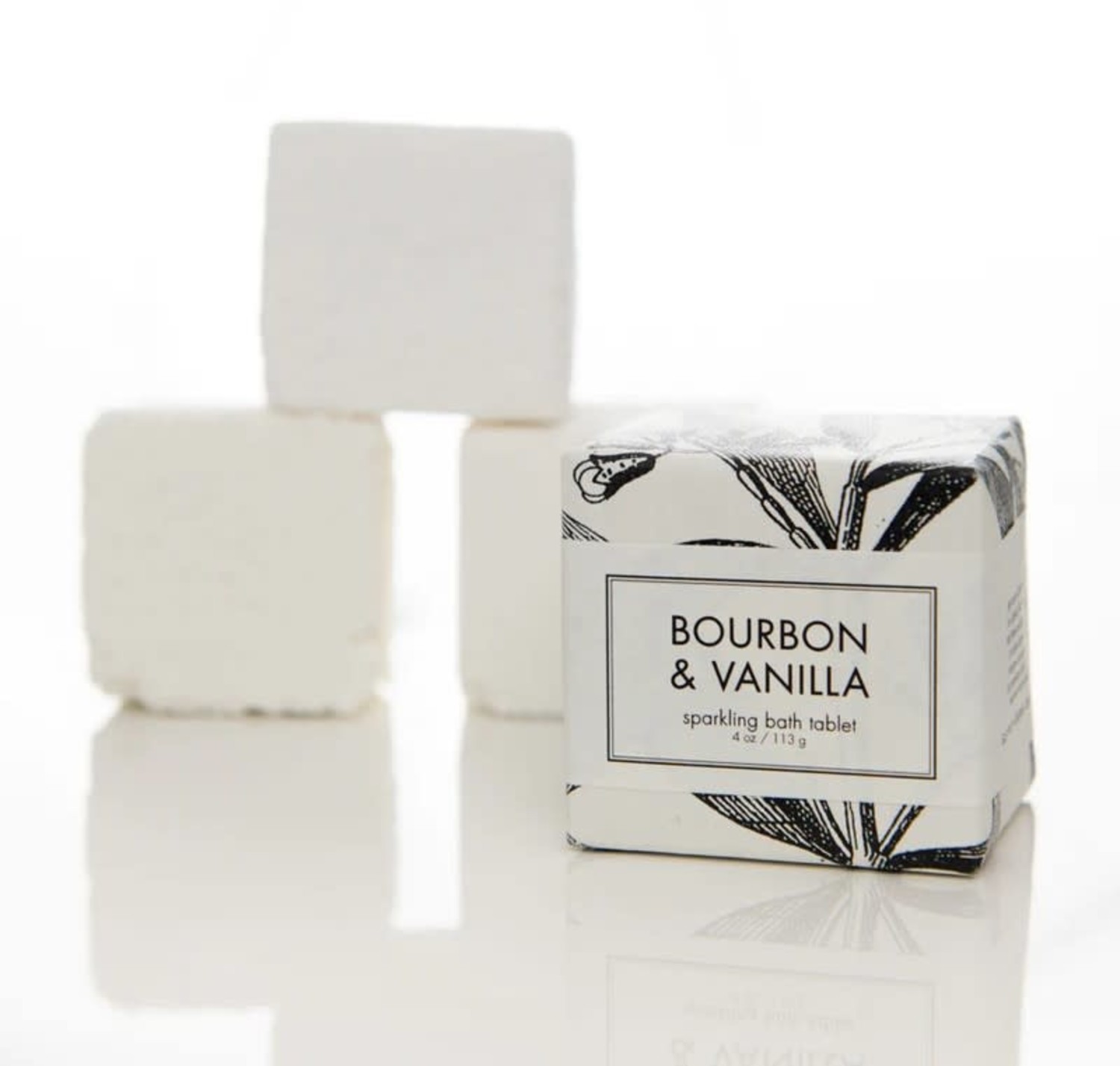 Sparkling Bath Tablet - Bourbon & Vanilla - CAPERS Home