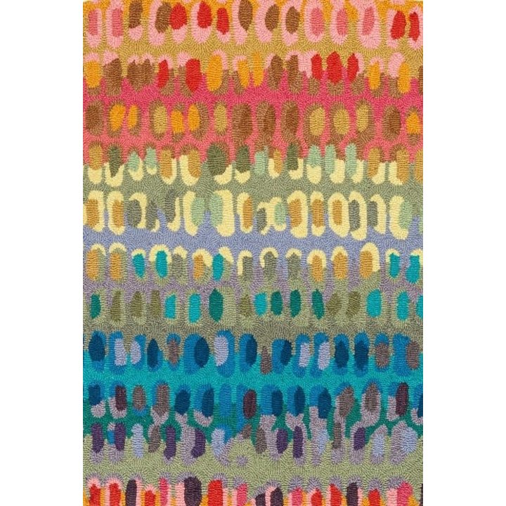 Paint Chip Rug in Blue - Assorted Sizes - CAPERS Home