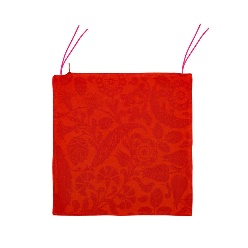 Voyage Iconique Chair Cushion - Red - CAPERS Home