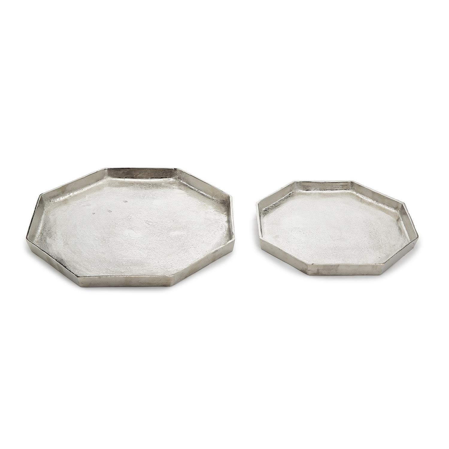 Octogon Silver Tray - Assorted Sizes - CAPERS Home