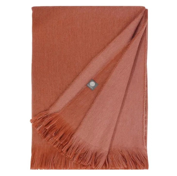 Alpaca Double Sided Throw - Assorted Colors | CAPERS Home - CAPERS Home