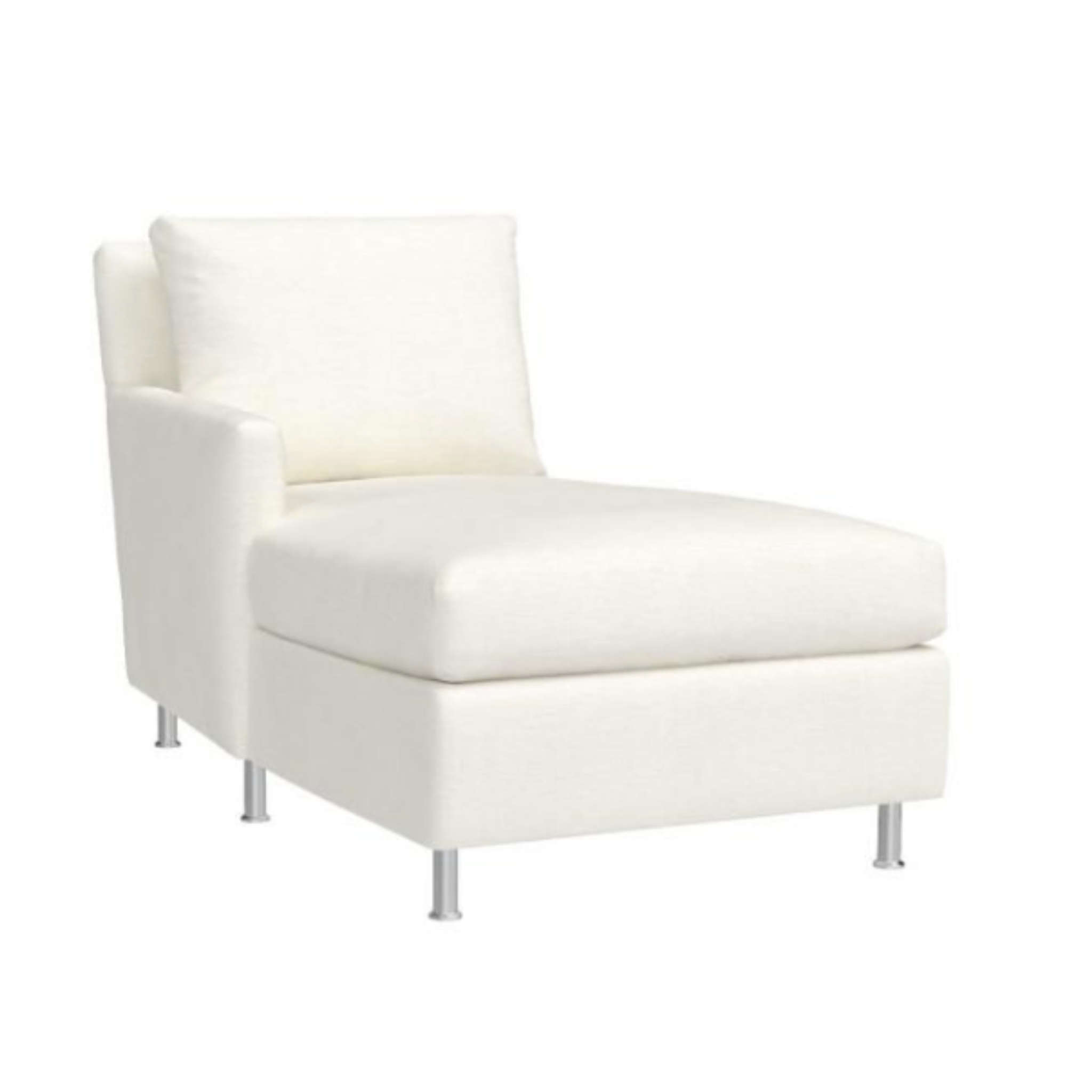 U112-85LF(D) Nandina Outdoor One Arm Chaise - Custom Fabric - CAPERS Home