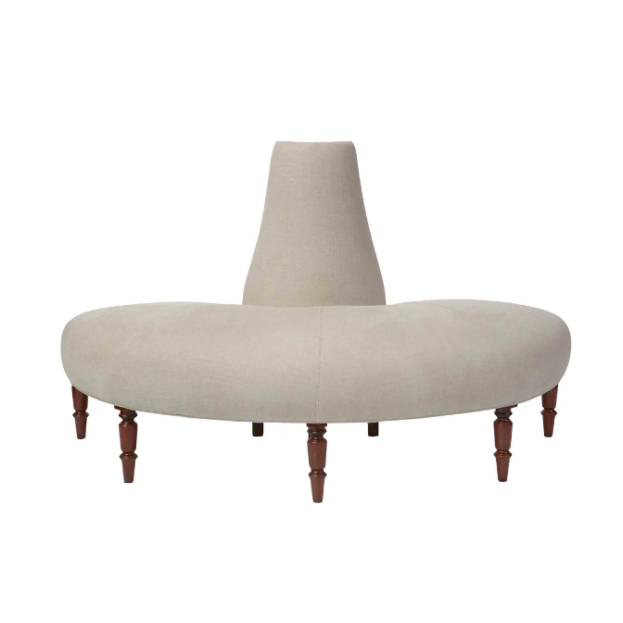 Coin 60" Half Sofa - Custom Fabric - CAPERS Home