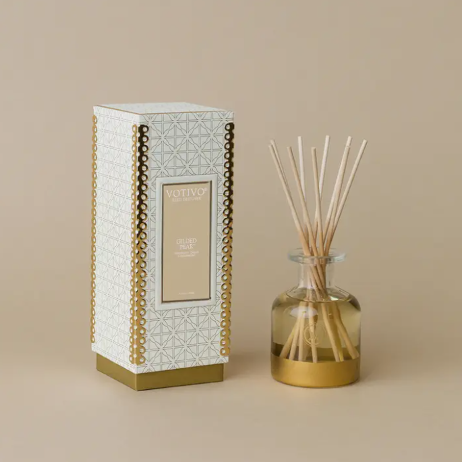 Reed Diffuser - Gilded Pear - CAPERS Home