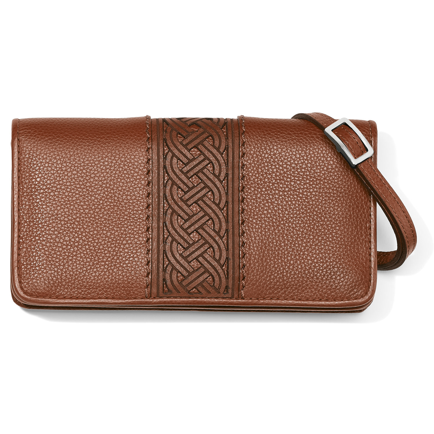 Bourbon Interlok Weave Leather Wallet - Evelie Blu Boutique