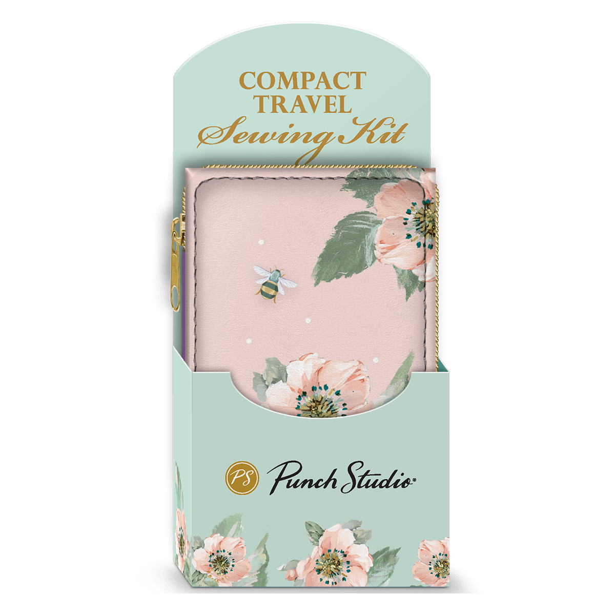 Pink Floral Bee Sewing Kit - Evelie Blu Boutique