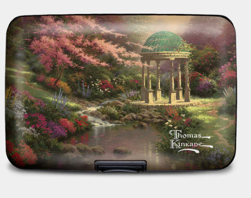 Monarque Armored Wallet Kinkade Pools of Serenity RFID PROTECTED O ...