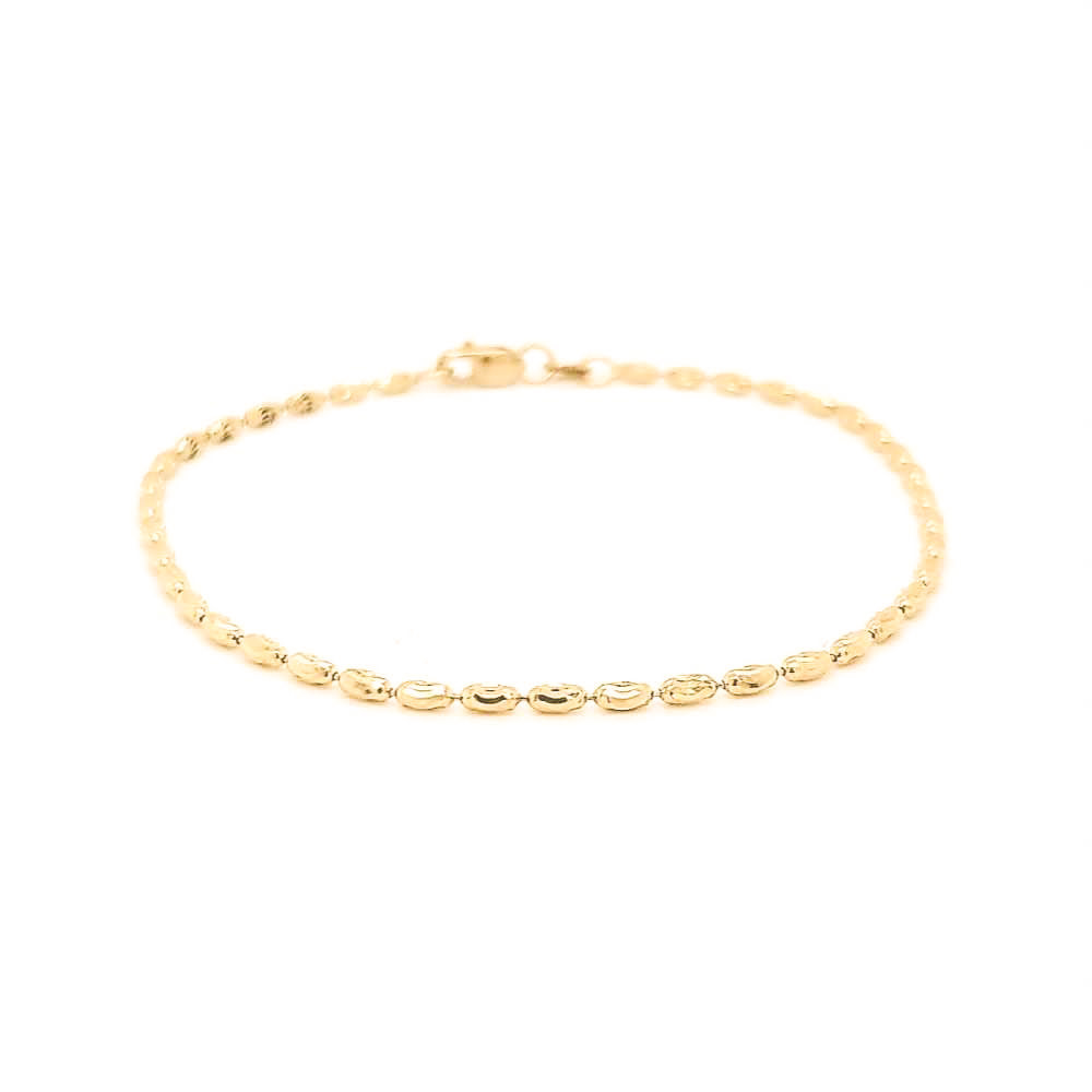 Saks Fifth Avenue Women s Small Beaded 14K Yellow Gold Bracelet