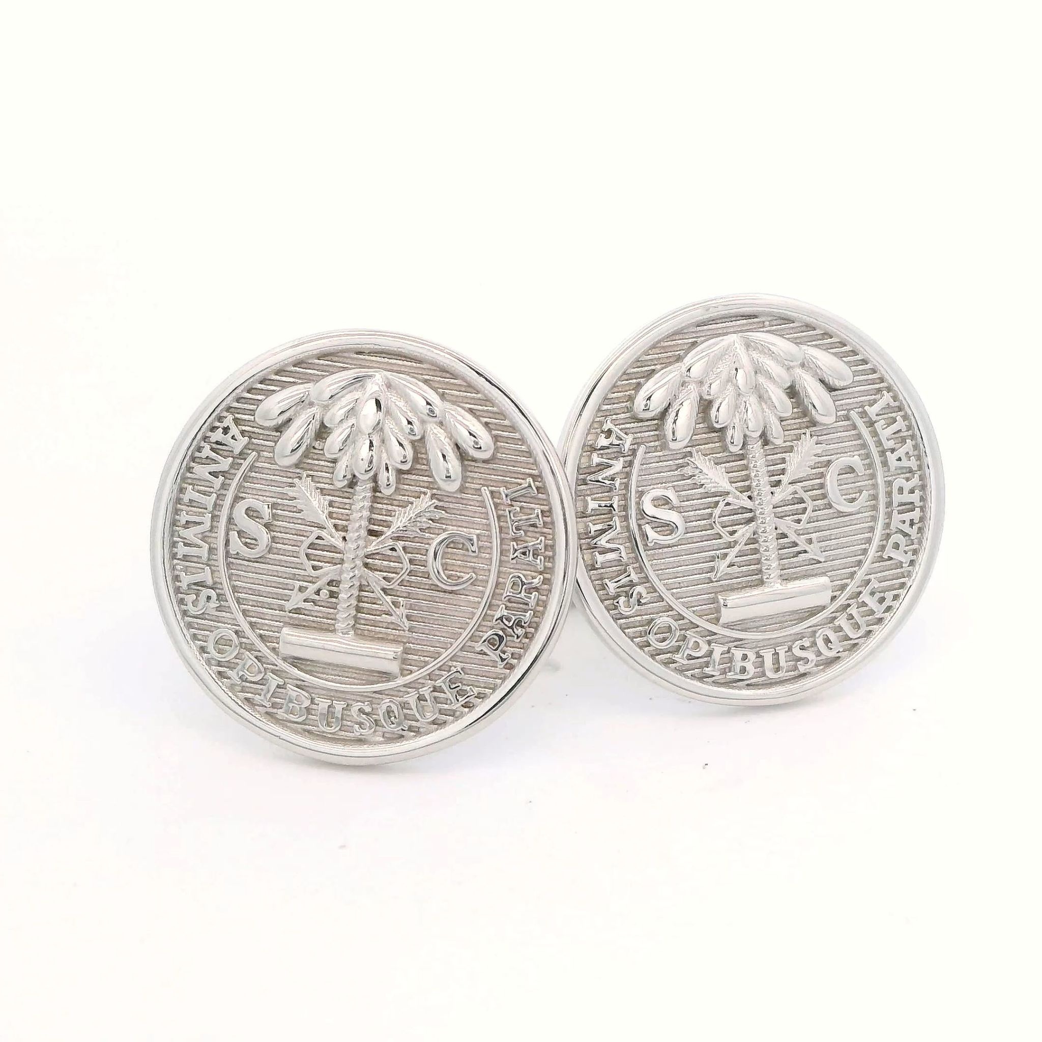 SS Citadel Button Cuff Links - Gold Creations