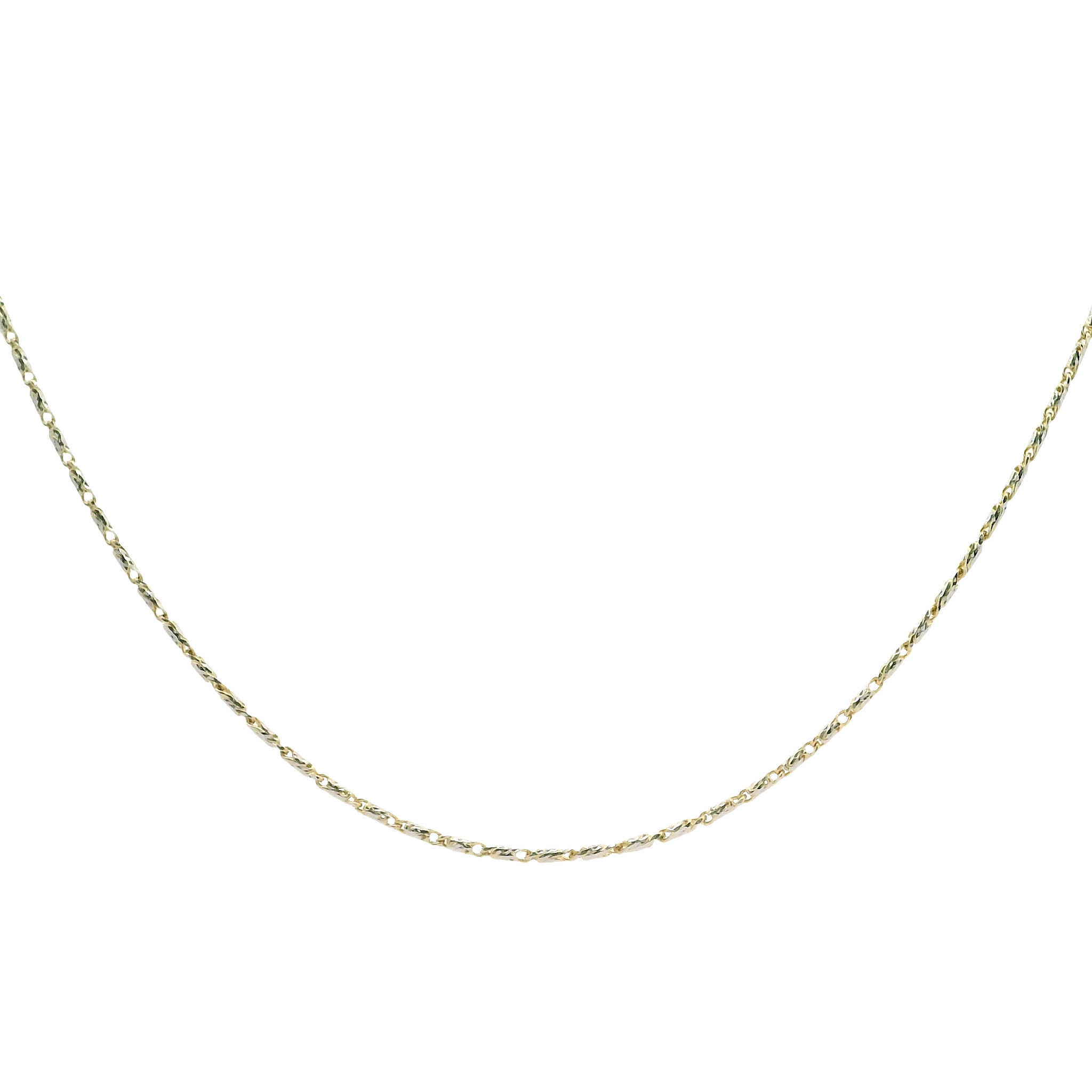14KYW 1.4mm D/C Raso Chain - Gold Creations