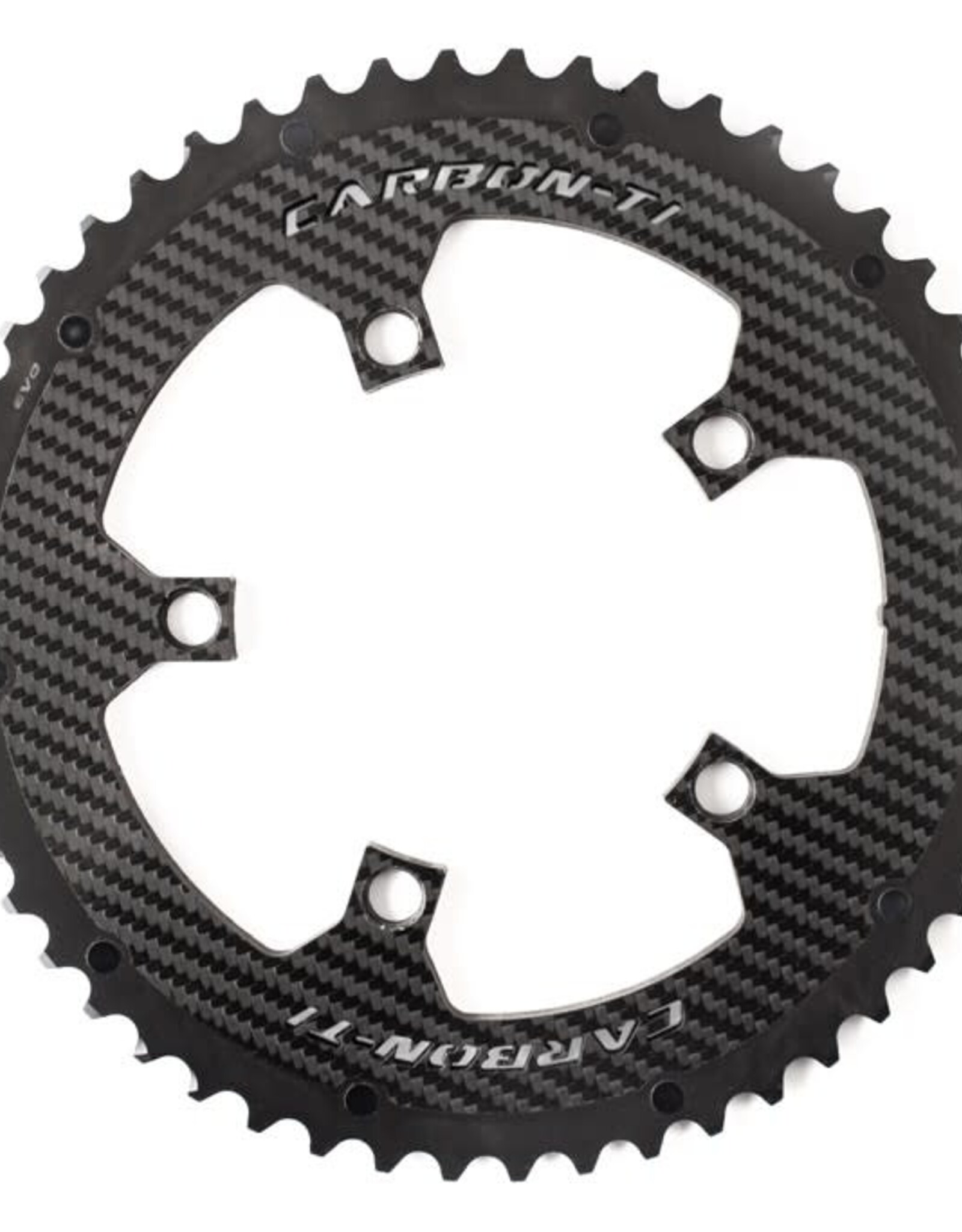 Carbon-Ti X-CarboRing EVO 5-Bolt Carbon Chainring - Fair Wheel Bikes