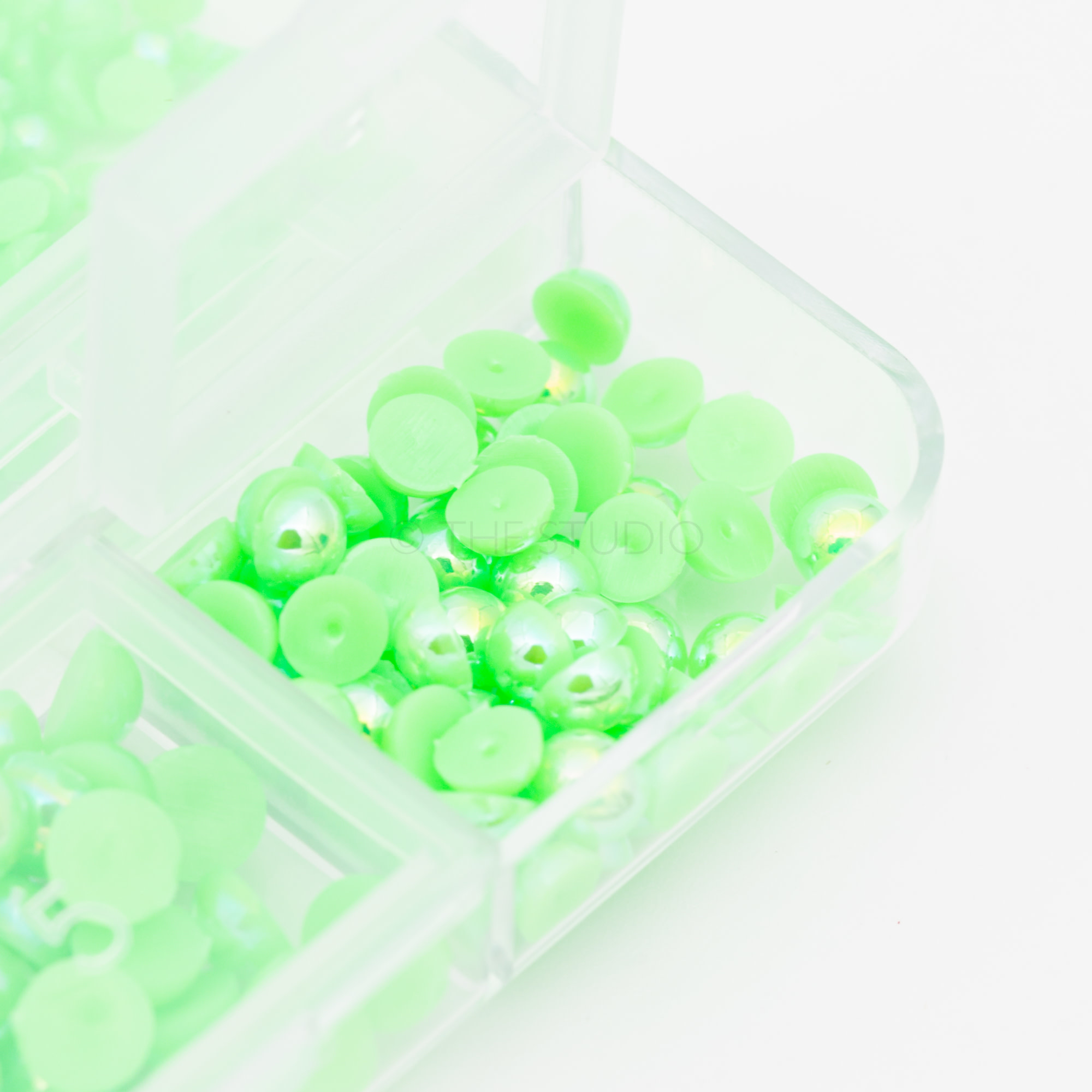 The Studio The Studio - Art Pack #381 - Assorted Neon Green Pearls - 6 ...