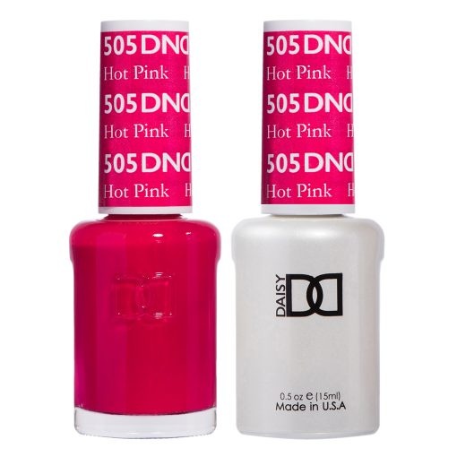 DND - 505 - Hot Pink - DUO Polish - The Studio - Nail and Beauty Supply