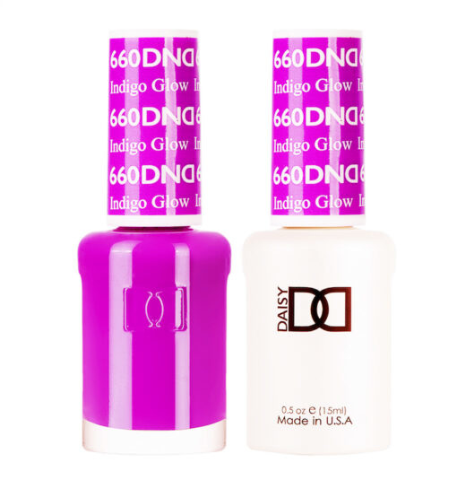 DND - 660 - Indigo Glow - DUO Polish - The Studio - Nail and Beauty Supply
