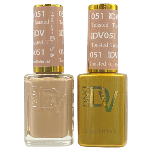DND DIVA - 051 - Toasted - DUO Polish - The Studio - Nail and Beauty Supply