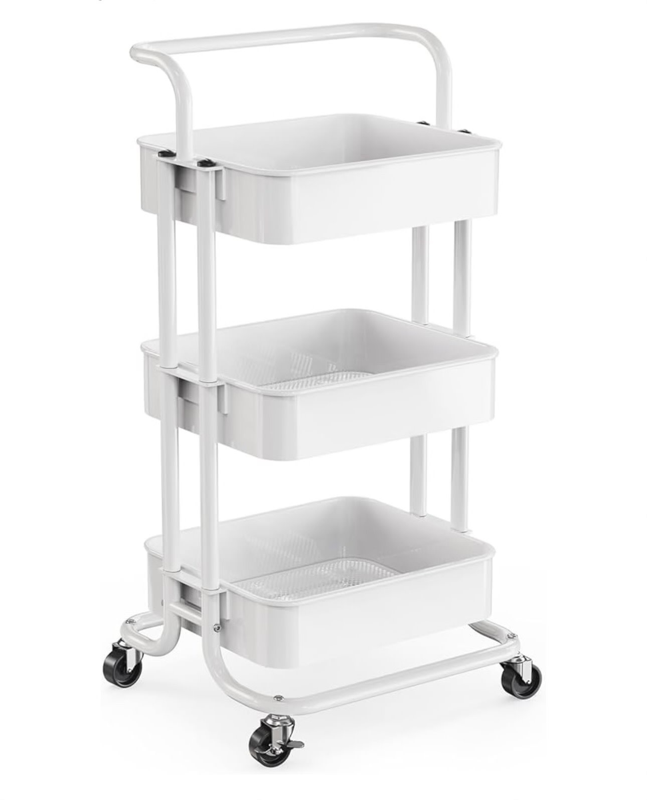 Rolling Utility Cart - White - The Studio - Nail and Beauty Supply