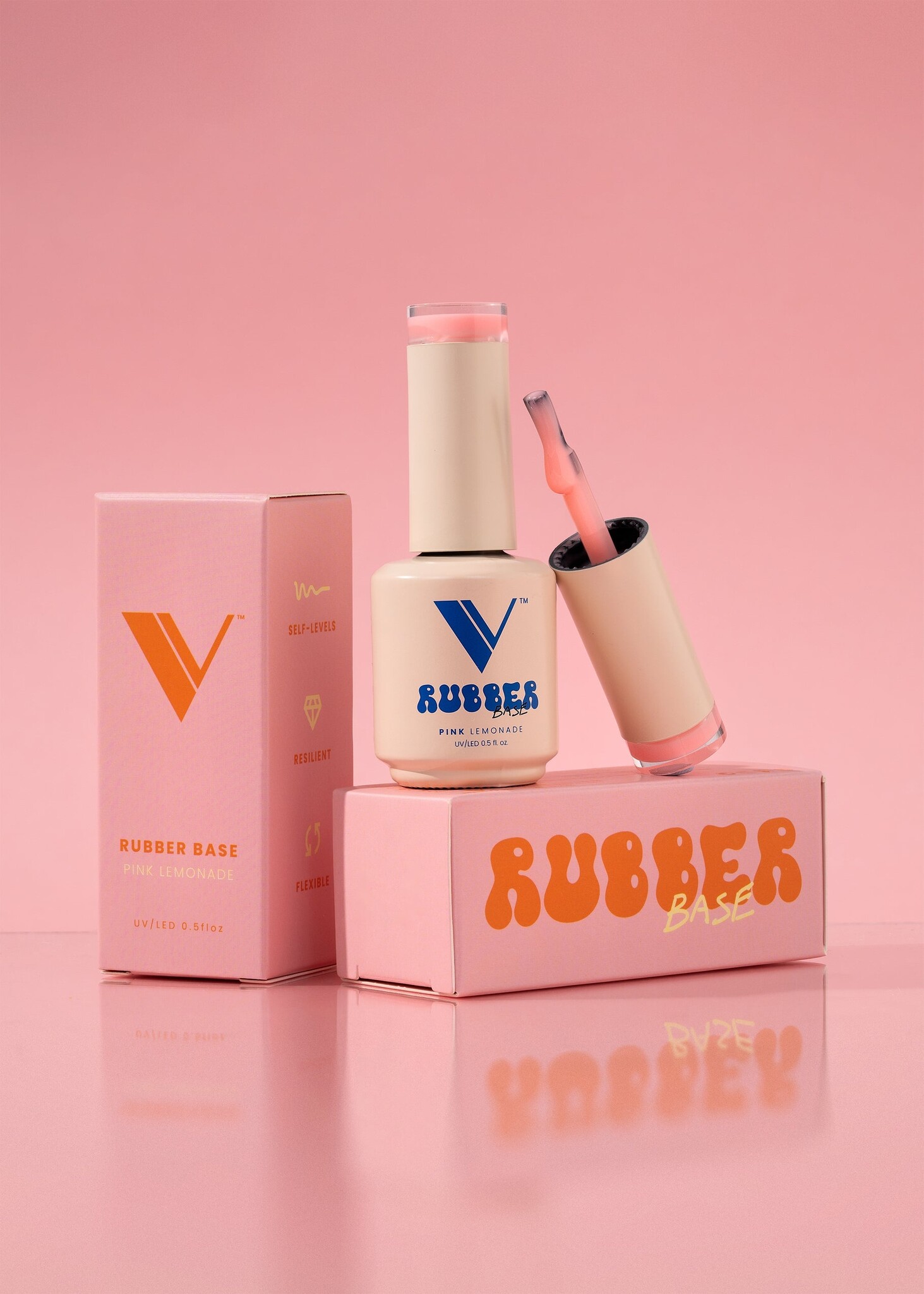 V Beauty Pure - Gel - Rubber Base - Pink Lemonade - The Studio - Nail ...