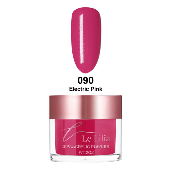 Le Lilia - 090 - Electric Pink - AIO Powder - 2 oz - The Studio - Nail ...