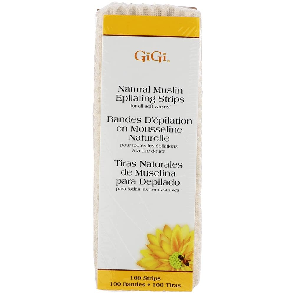 GiGi GiGi - Natural Muslin Epilating Strips - Small - 100 Strips - The ...