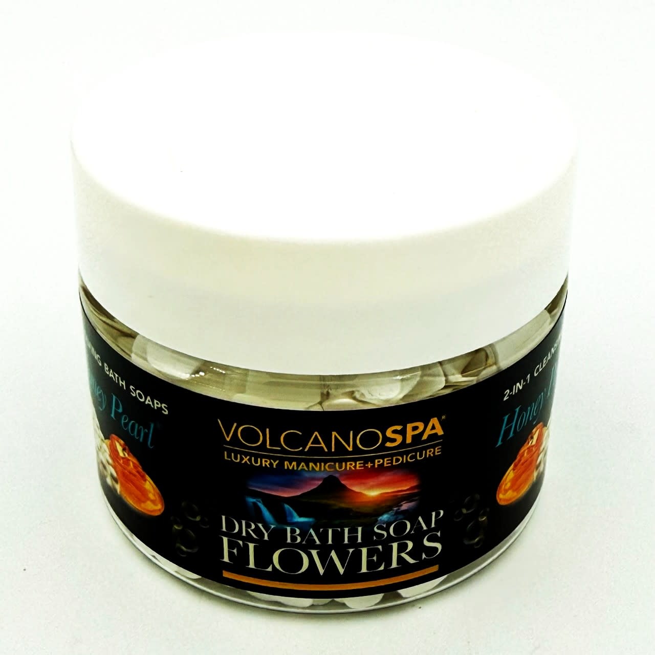 Volcano Spa - Dry Bath Soap Flowers - 12 oz - Honey Pearl - The Studio ...