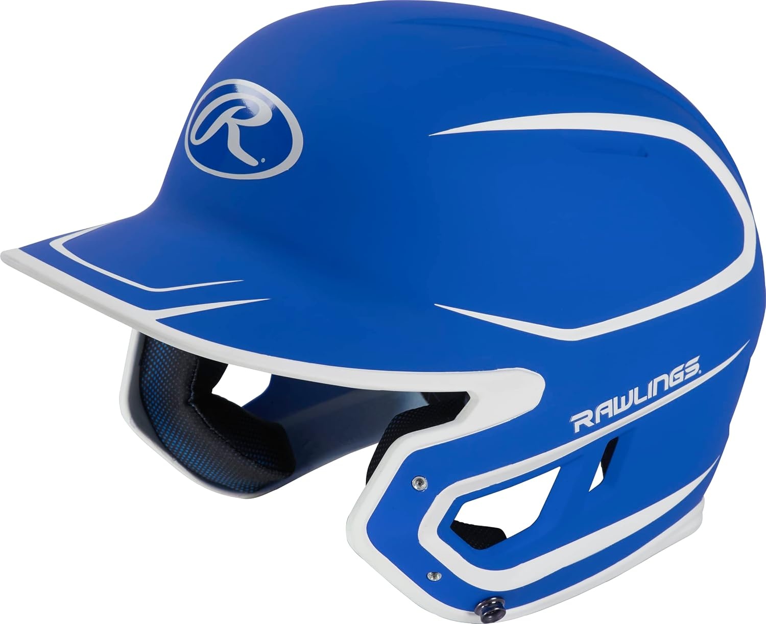 RAWLINGS MACH 2-TONE BATTING HELMET-JR-ROYAL/WHT - Hometown Sports ...