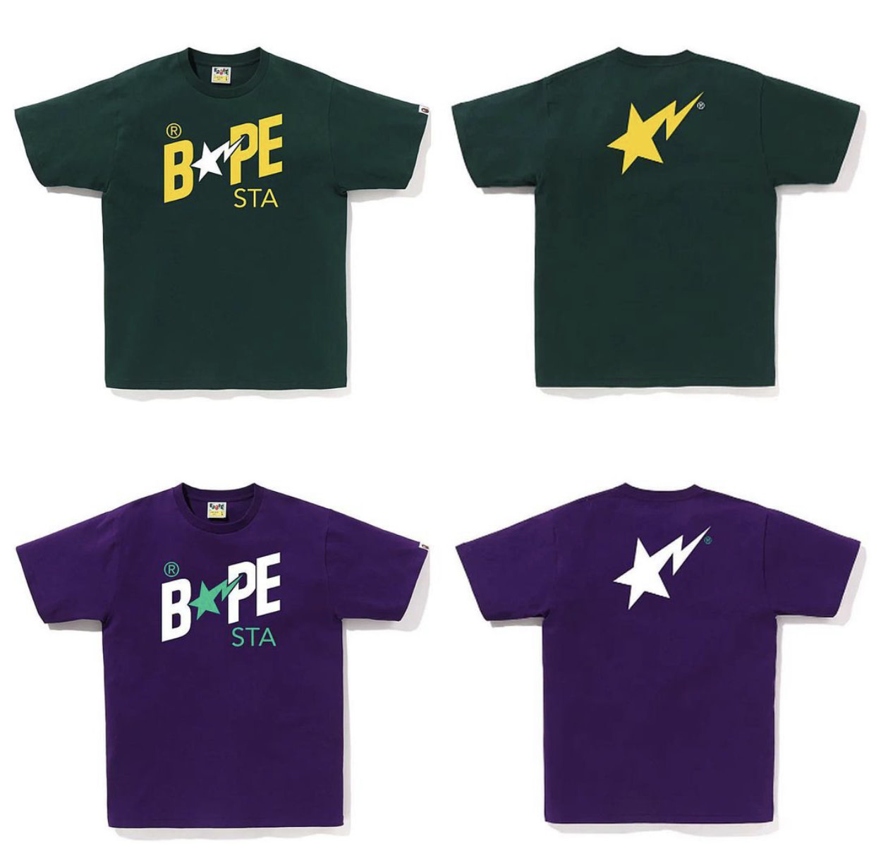 Abathing Ape COLORS BAPE STA LOGO TEE - Private Stock