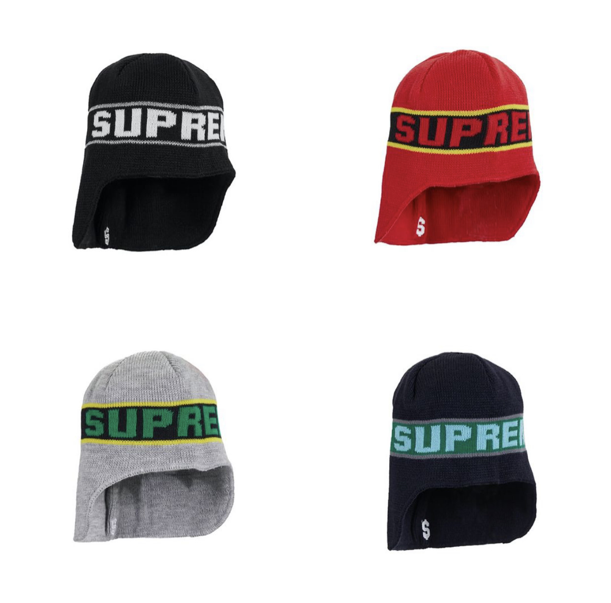 Supreme Supreme Earflap Beanie - Private Stock Supreme Supreme Earflap Beanie - Private Stock