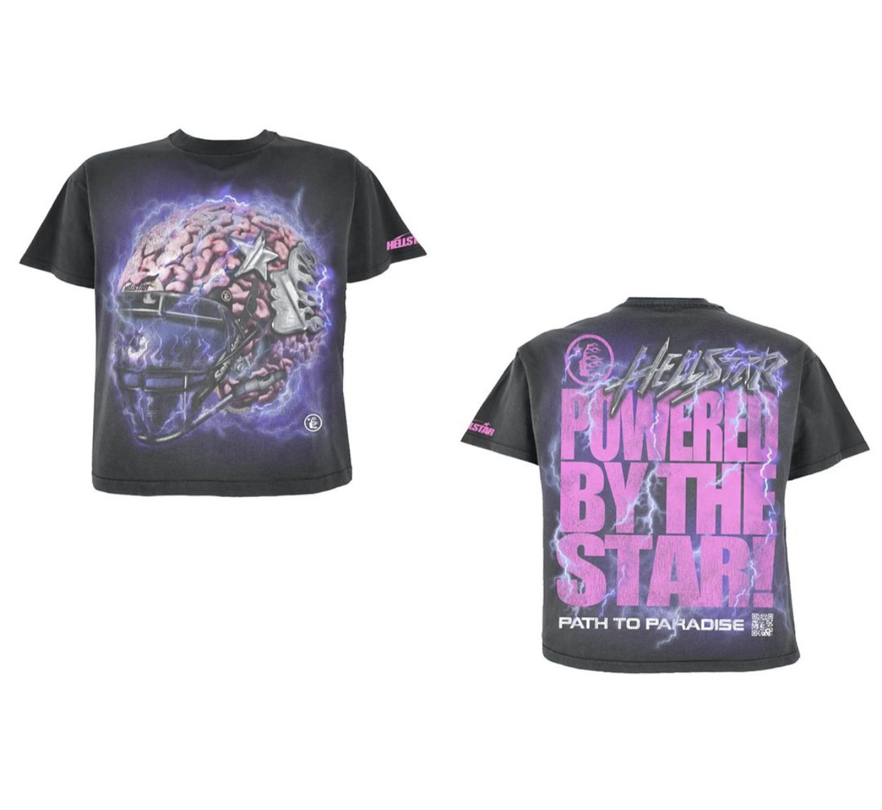 HELLSTAR Hellstar Powered By The Stars Tee - Private Stock