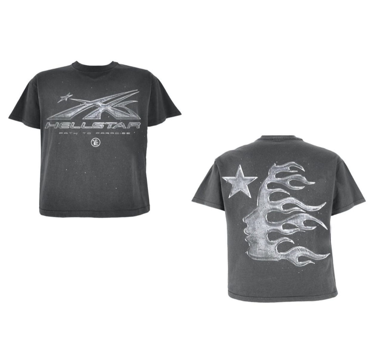 HELLSTAR Hellstar Chrome Logo Tee - Private Stock