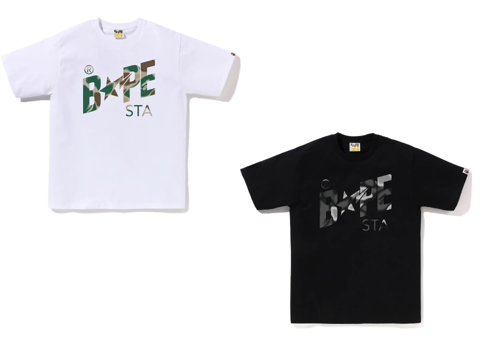 Abathing Ape BAPE LIQUID CAMO BAPESTA TEE - Private Stock